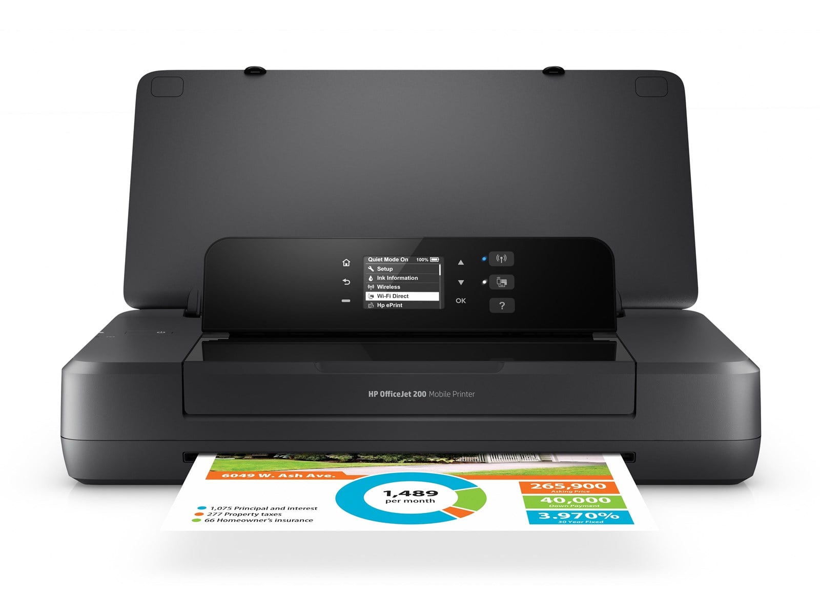 HP Officejet 200 kannettava tulostin - väri - Muste | Varastossa