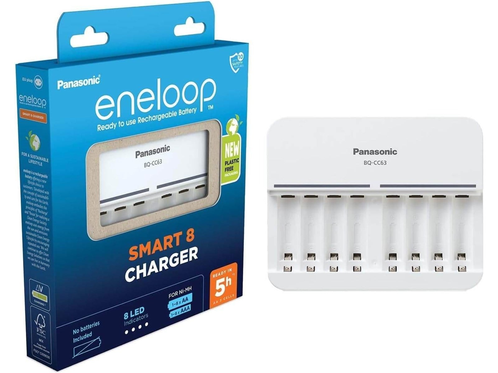 Panasonic eneloop BQ-CC63 - Delta-V laturi | Edullinen