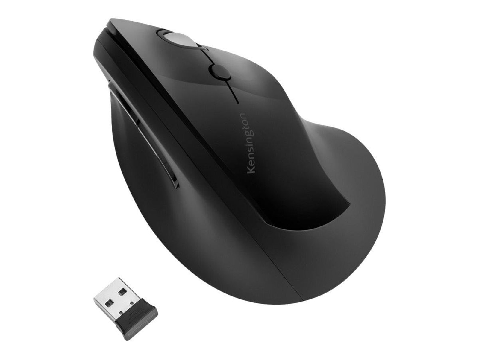 Kensington Pro Fit® Ergo hiiri langaton - Hiiri - 5 painiketta - Musta