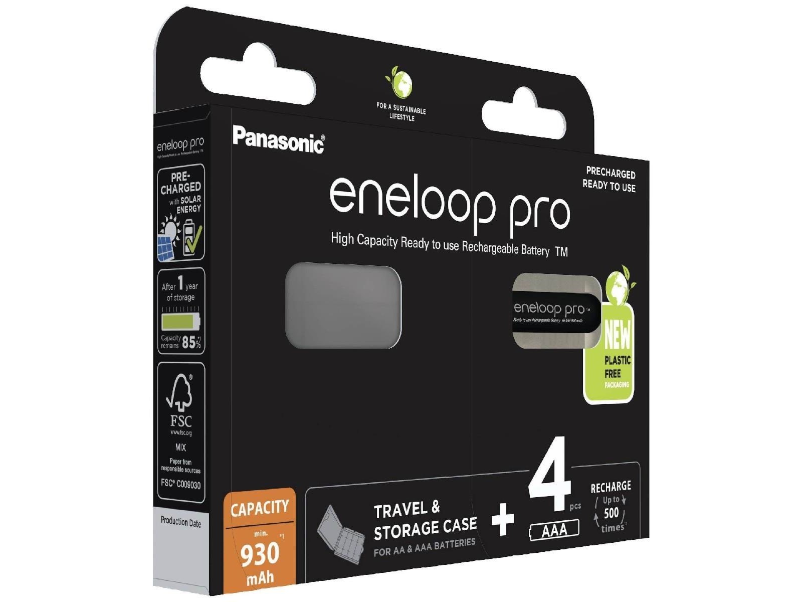 Panasonic eneloop pro BK-4HCDEC4BE battery - 4 x AAA - NiMH