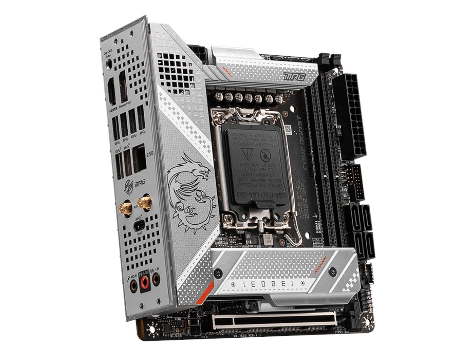 MSI MPG Z790I EDGE WIFI Emolevy - Intel Z790 - Intel LGA1700 socket ...