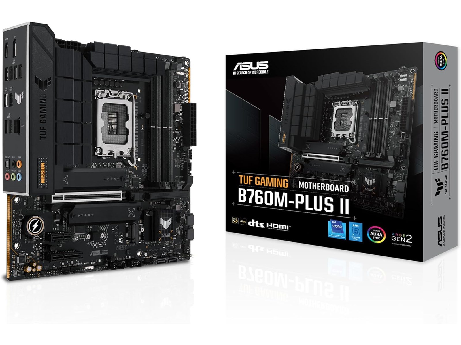 ASUS TUF GAMING B760M-PLUS II Emolevy - Intel B760 - Intel LGA1700 ...
