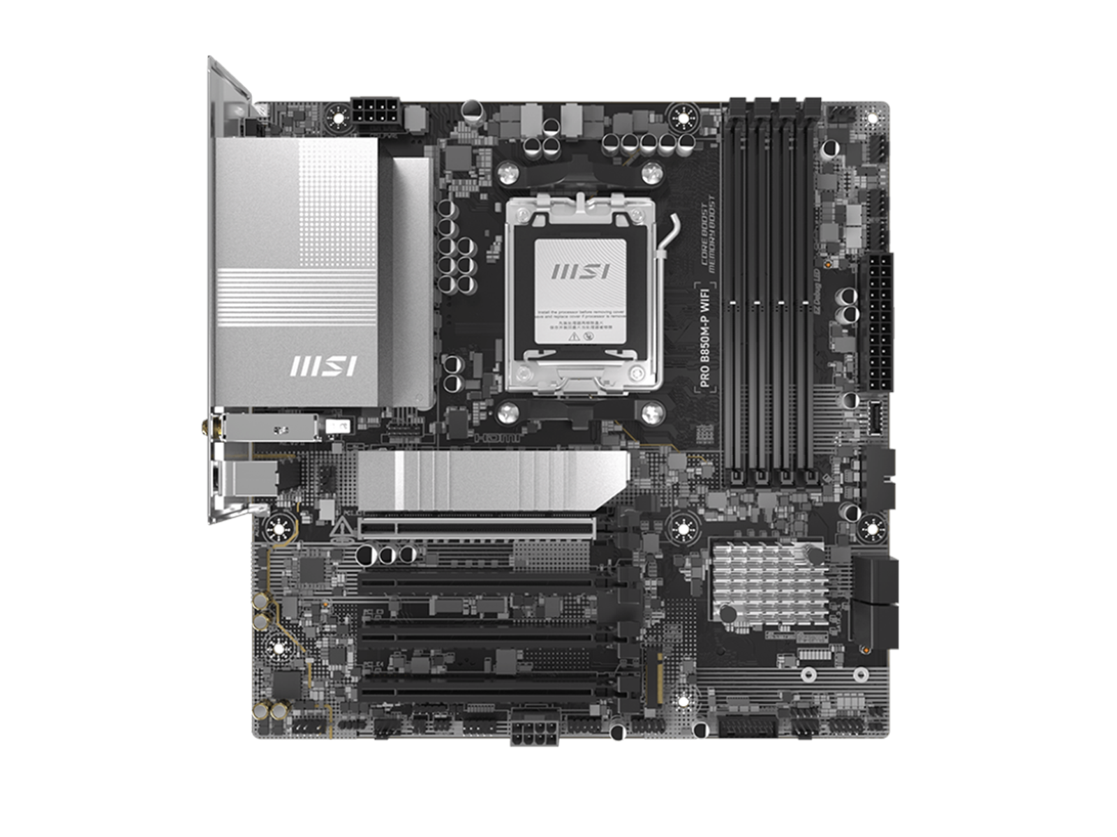 MSI PRO B850M-P WIFI Emolevy - AMD B850 - AMD AM5 socket - DDR5 RAM ...