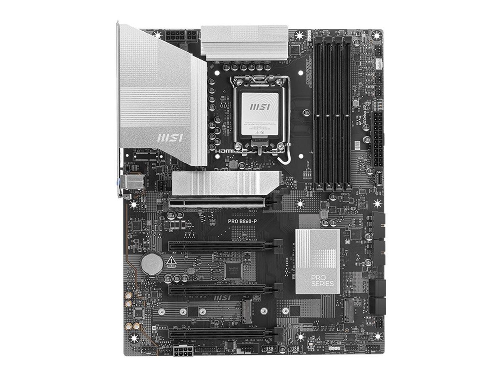 MSI PRO B860-P Emolevy - Intel B860 - Intel LGA1851 socket - DDR5 RAM - ATX