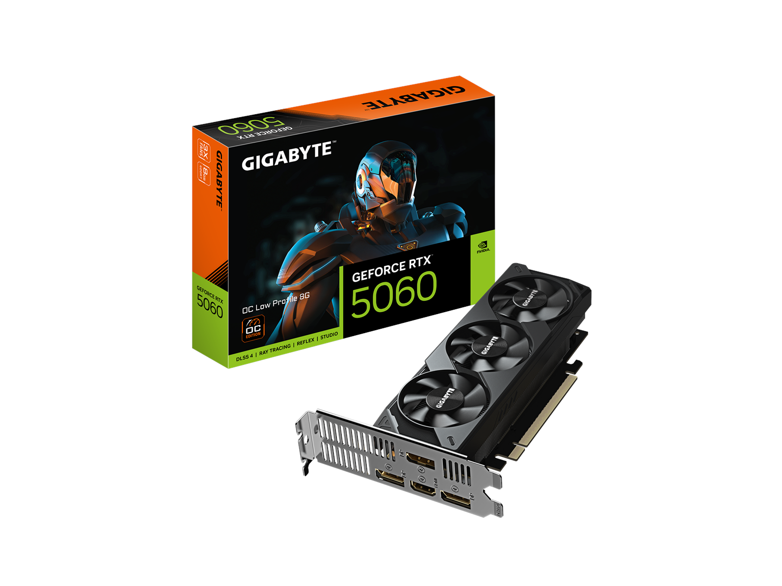 GIGABYTE GeForce RTX 5060 Low Profile OC - 8GB GDDR7 RAM - Näytönohjaimet