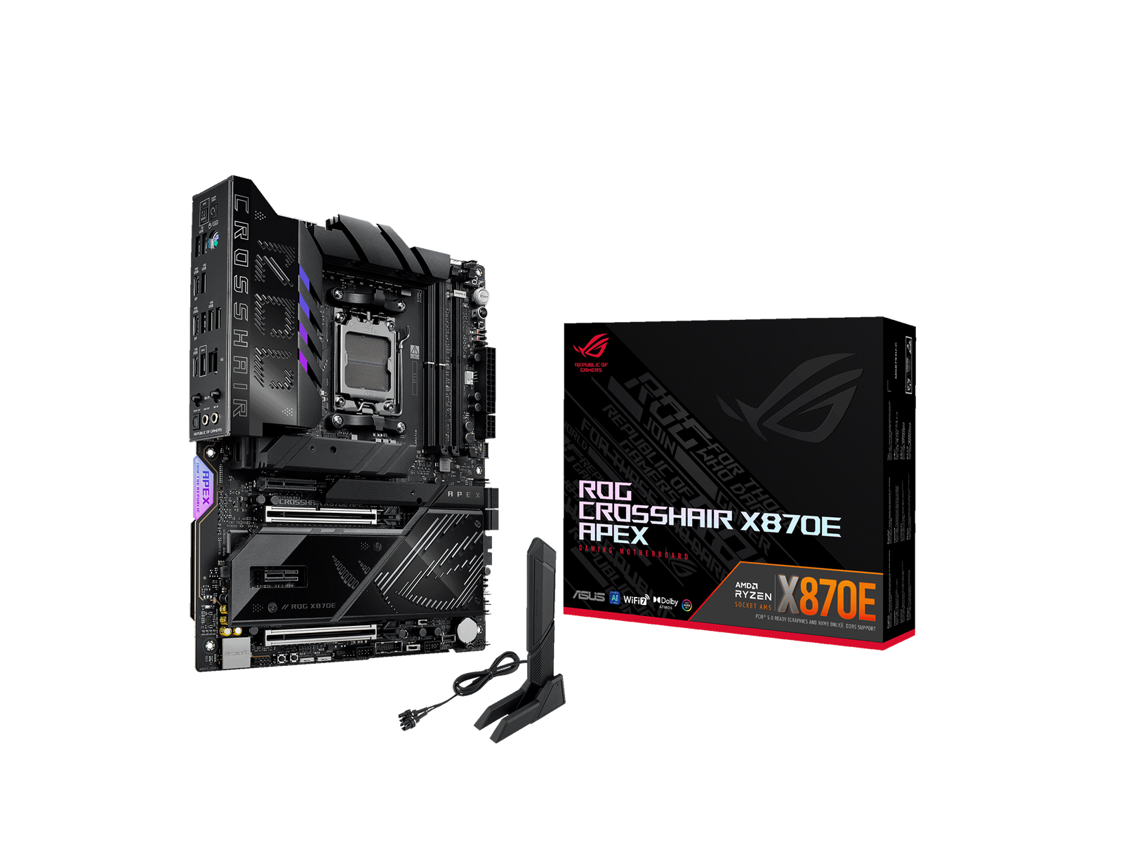 ASUS ROG CROSSHAIR X870E APEX Emolevy - AMD X870E - AMD AM5 socket ...