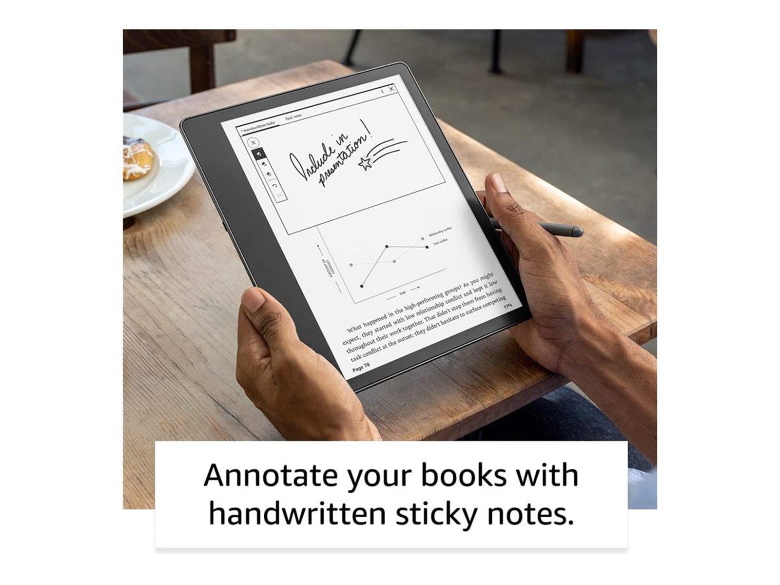 Amazon Kindle Scribe (2022) 16GB with Premium Pen - Tungsten Grey