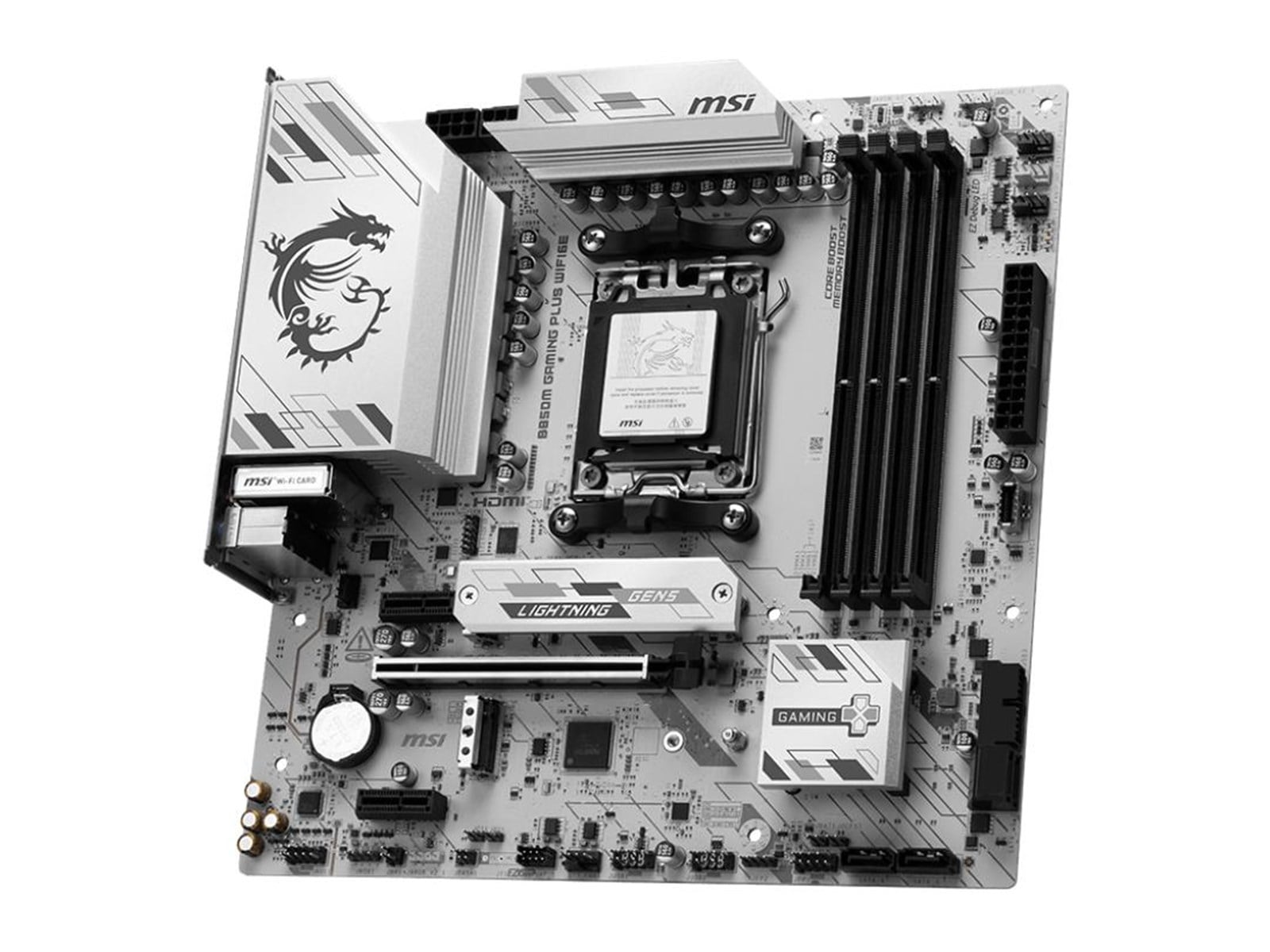 MSI B850M GAMING PLUS WIFI6E Emolevy - AMD B850 - AMD AM5 socket - DDR5 ...