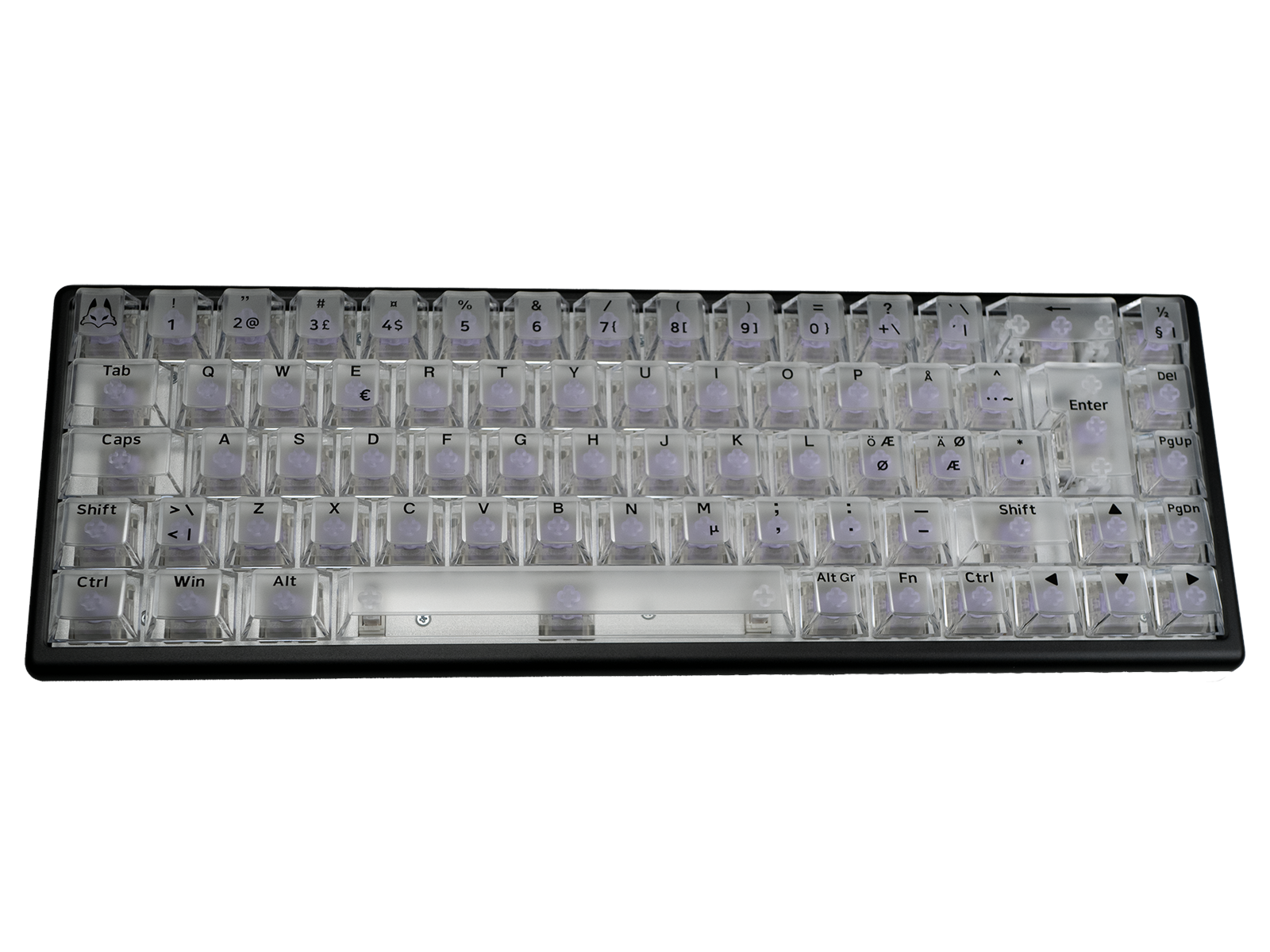 Arbiter Polar 65 HE - Phantom Clear - Pelinäppäimistö - ilman numpadia ...