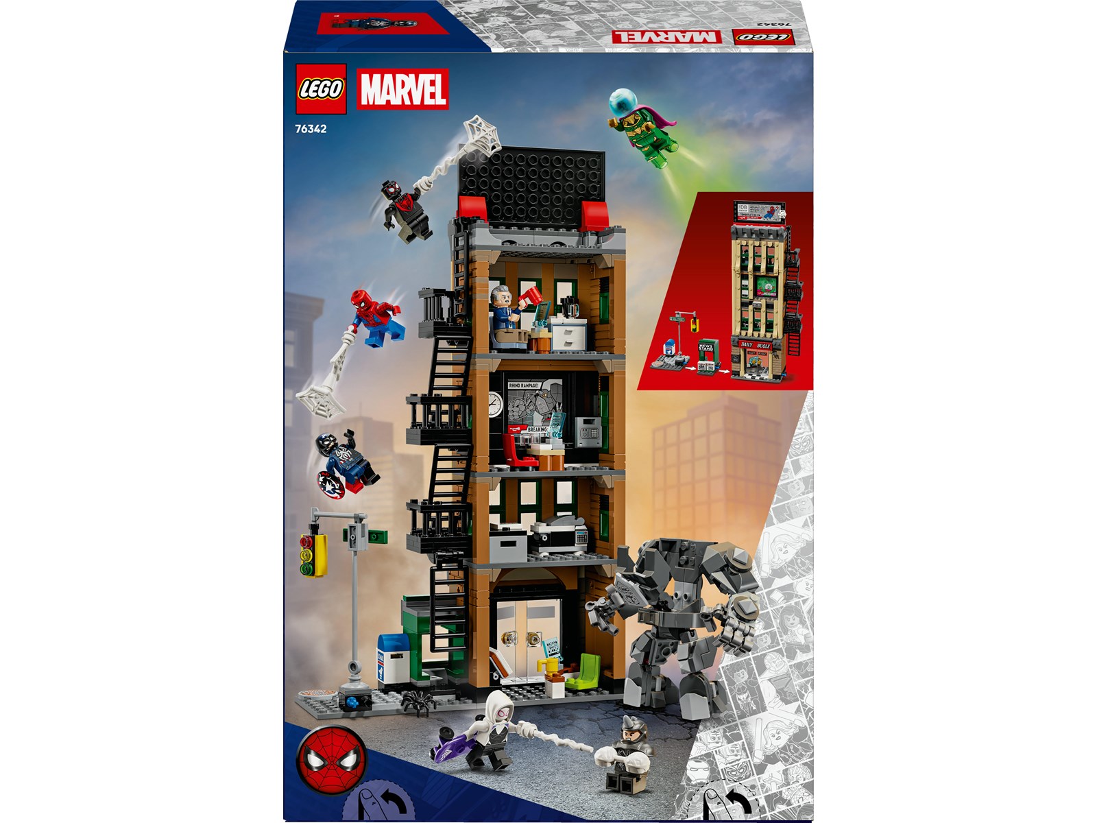LEGO Marvel 76342 Spider-Man vastaan Mysterio: Daily Bugle | Edullinen