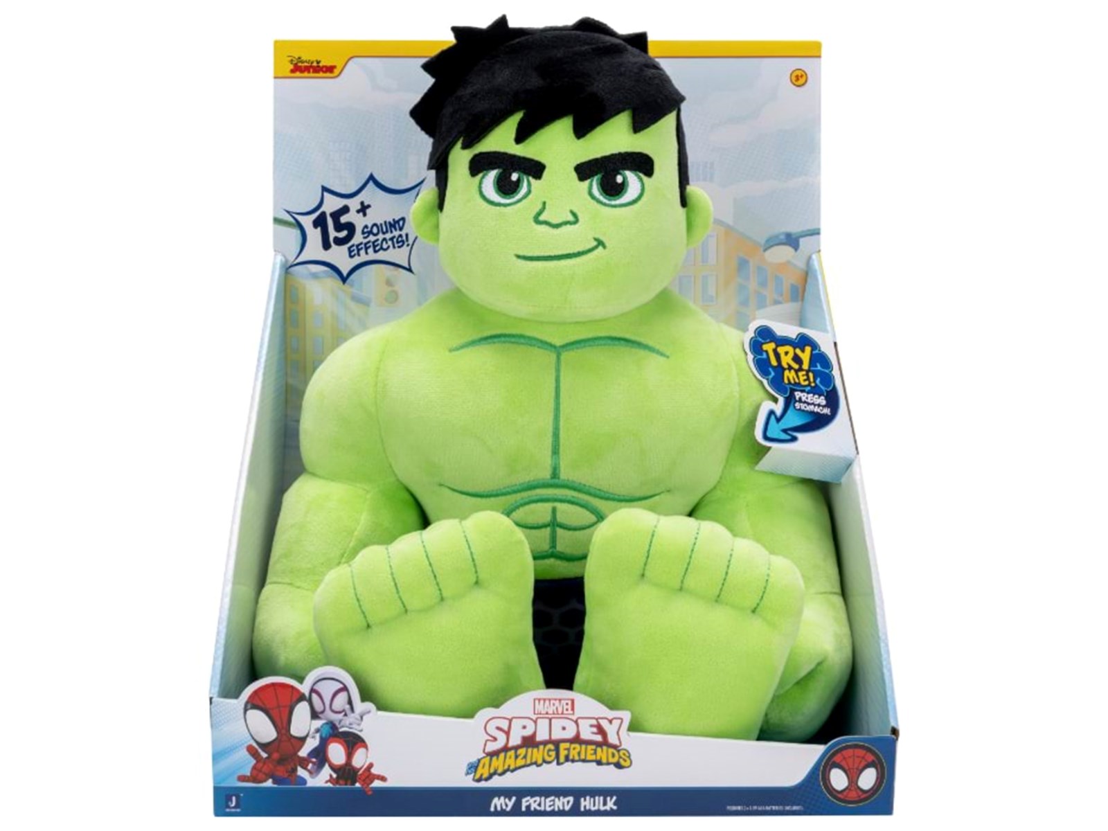 Spidey and His Amazing Friends SPIDEY MY FRIEND HULK FEATURE PLUSH