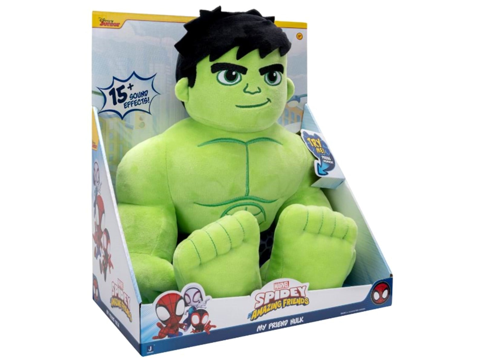 Spidey and His Amazing Friends SPIDEY MY FRIEND HULK FEATURE PLUSH