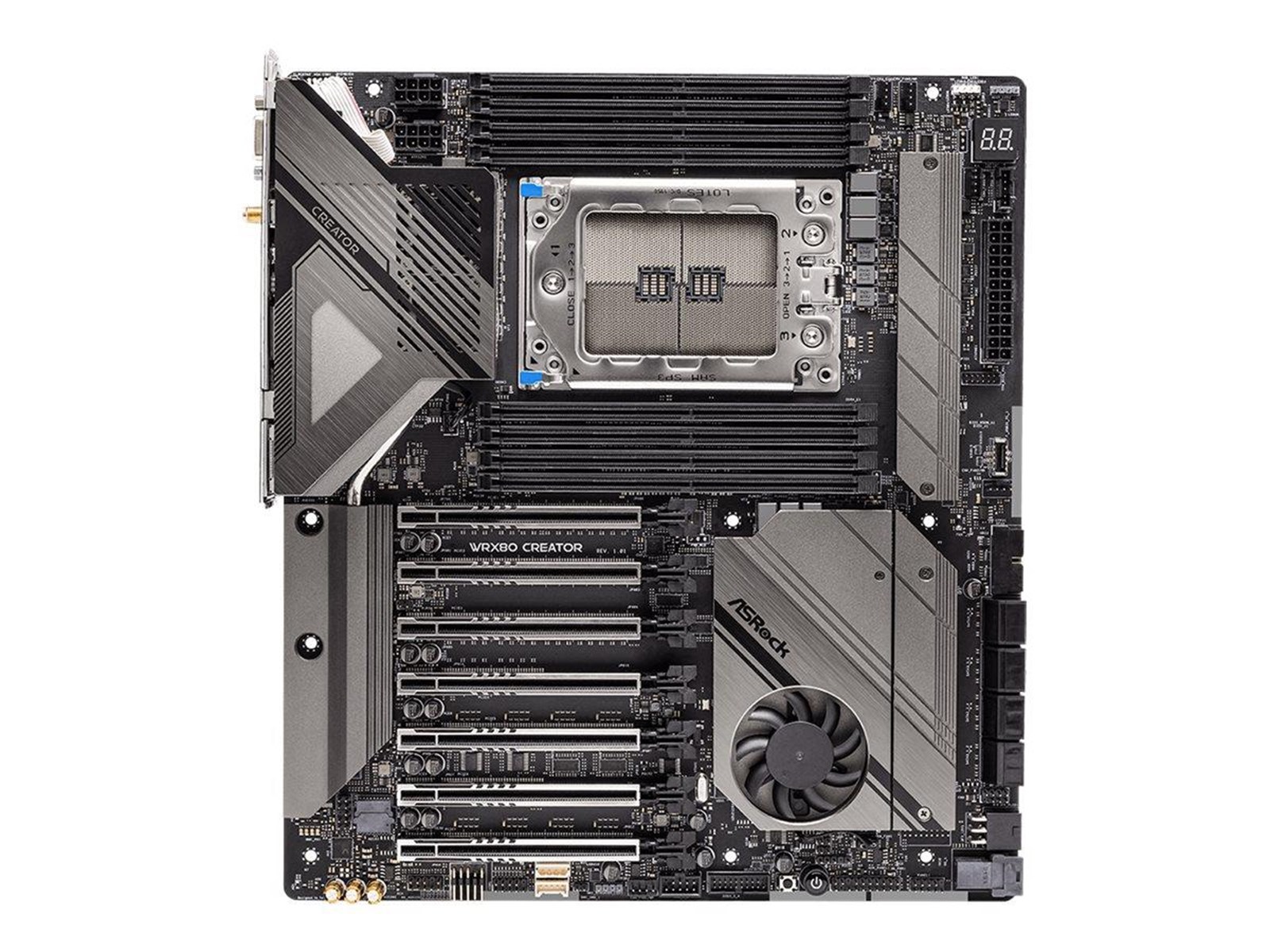 ASRock WRX80 Creator - motherboard - extended ATX - Socket sWRX8 - AMD ...