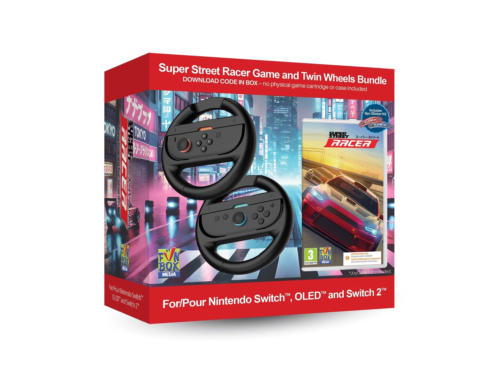 Super Street: Racer Game with Twin Racing Wheels B - Nintendo Switch 2 ...