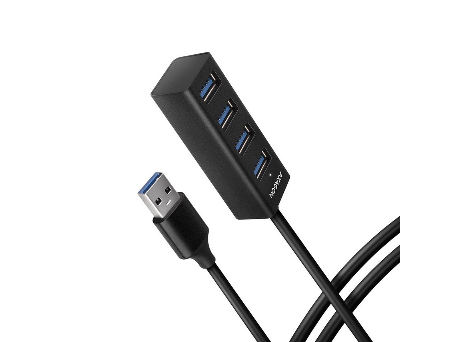 AXAGON SuperSpeed USB-A Mini Hub with 1.2 m Cable USB hub - 4 porttia ...