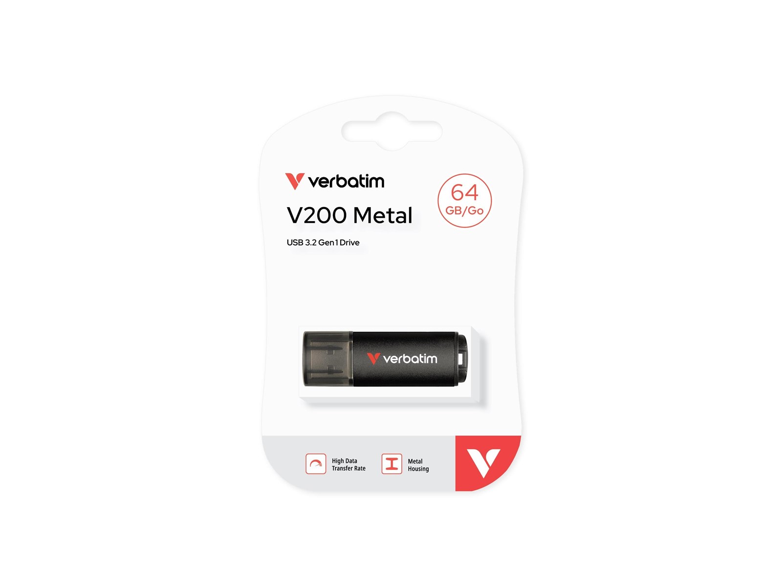 Verbatim V200 Metal - 16GB - USB-tikku | Edullinen