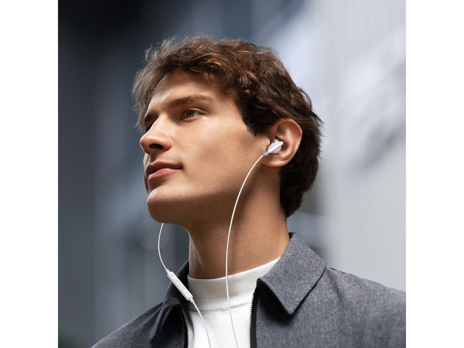 Joyroom JR-EW01 in-ear wired mini jack headphones with remote control ...