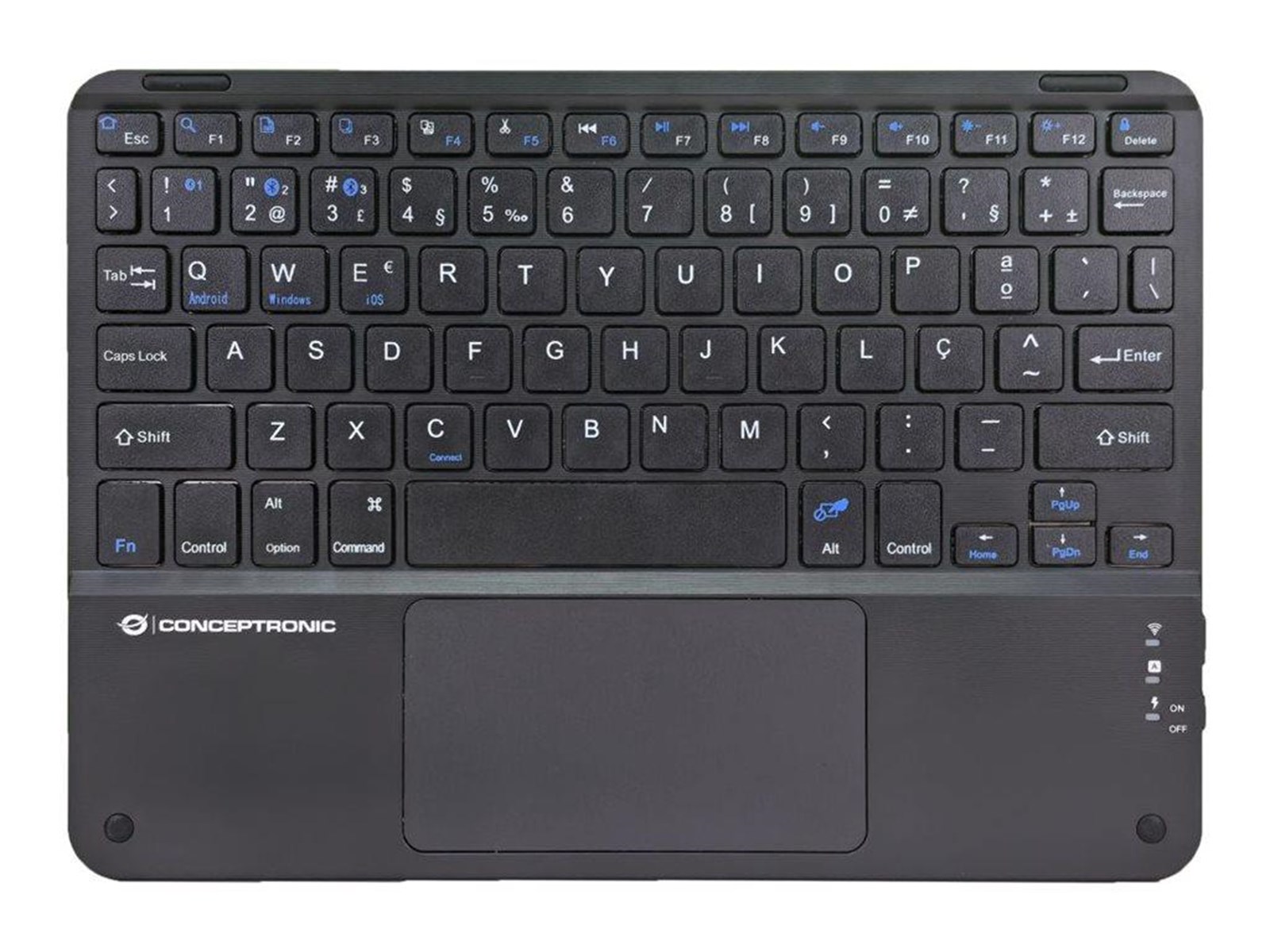 Conceptronic - keyboard - 10-inch - with touchpad - QWERTY - Portuguese ...