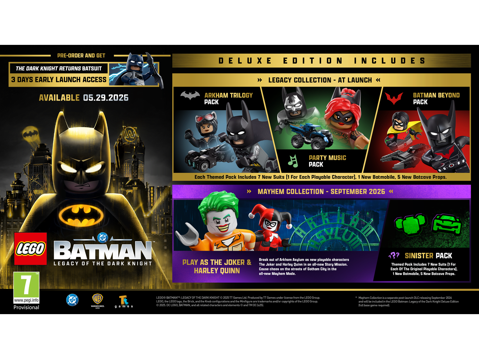 LEGO Batman: Legacy of the Dark Knight (Deluxe Edition) - Sony ...