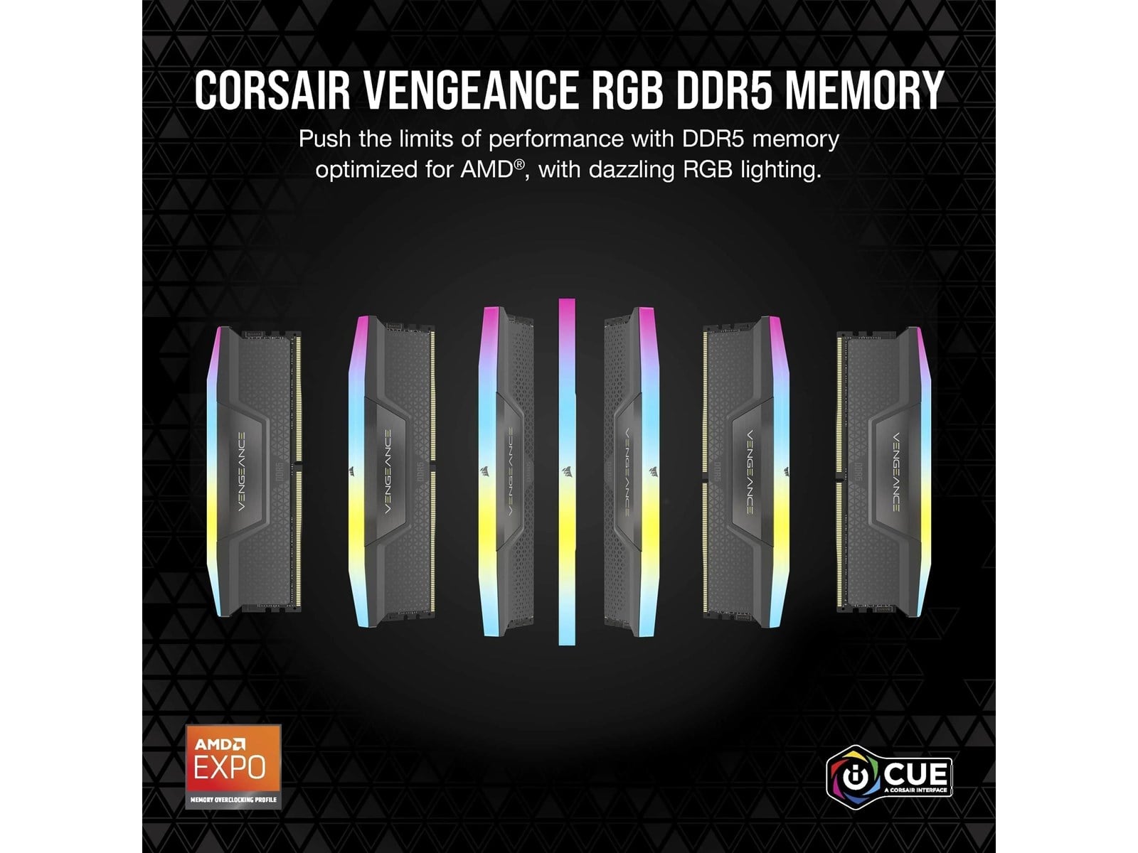 Corsair Vengeance RGB DDR5-5600 - 16GB - CL40 - Dual Channel (2 pcs ...
