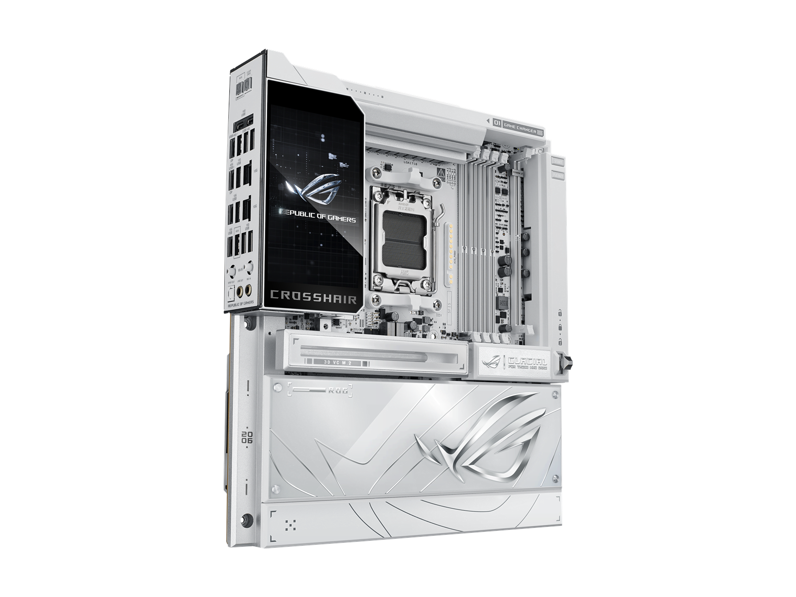 ASUS ROG CROSSHAIR X870E GLACIAL Emolevy - AMD X870E - AMD AM5 socket ...