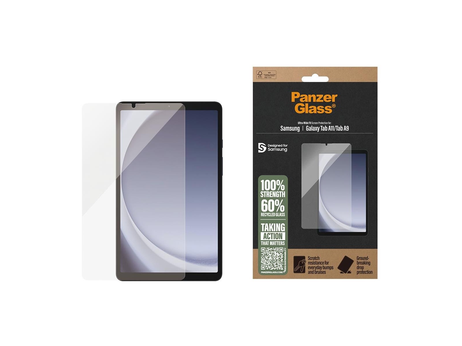 PanzerGlass Screen Protector Samsung Galaxy Tab A11 | Tab A9 | Ultra ...