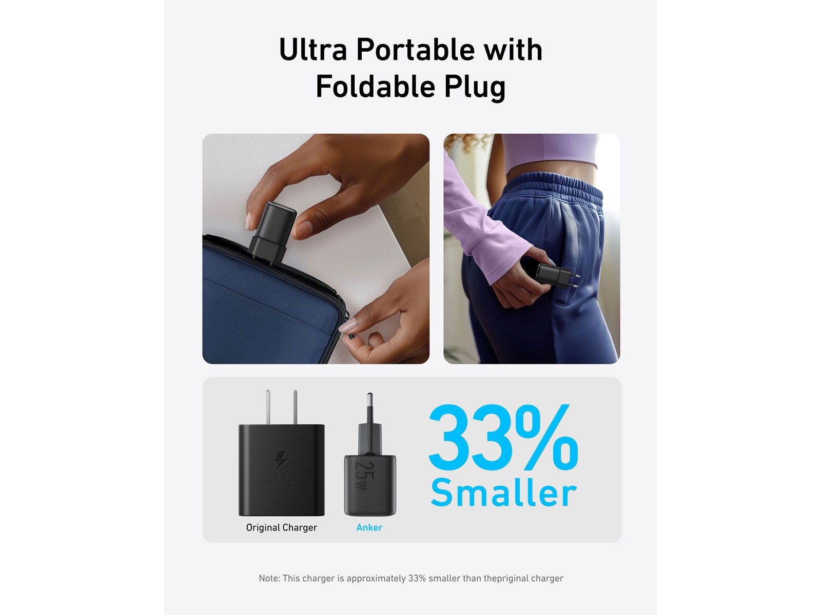 Anker 25W USB-C Charger - Black | Edullinen
