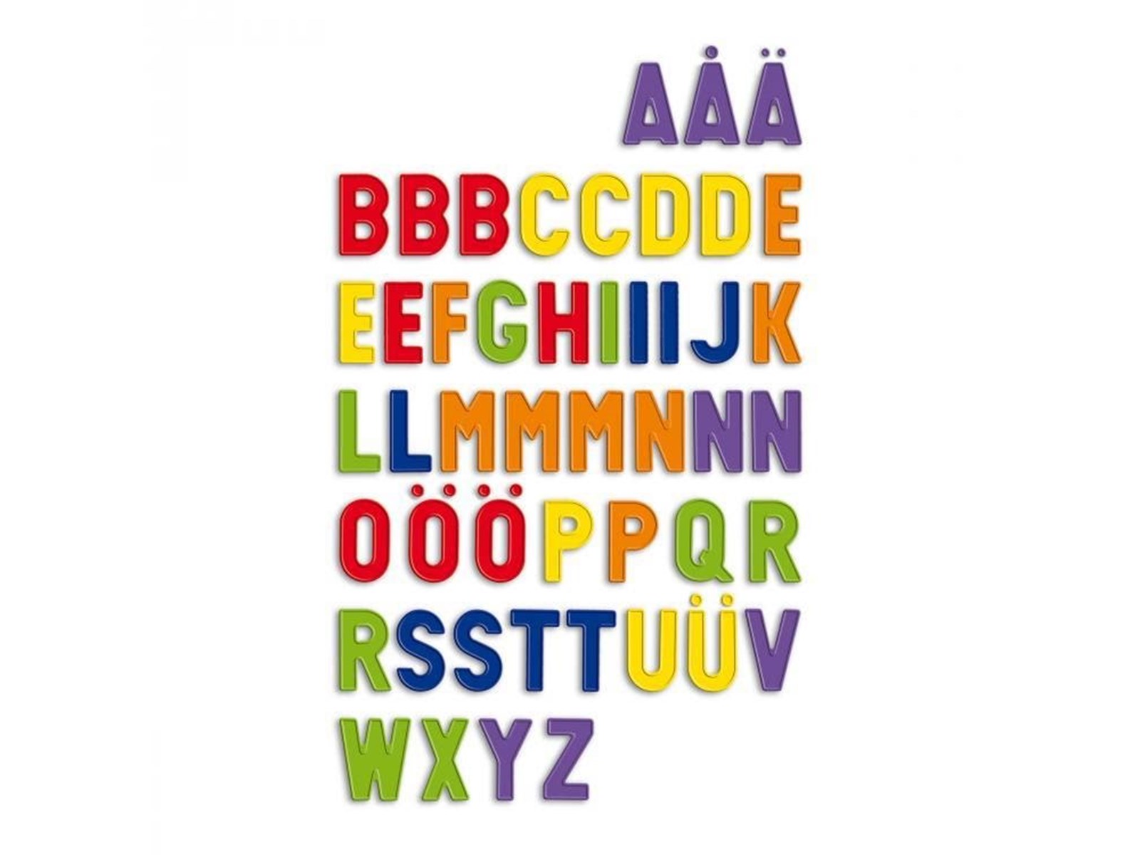 Quercetti ABC Magnets Capital Letters 48 pcs. | Edullinen