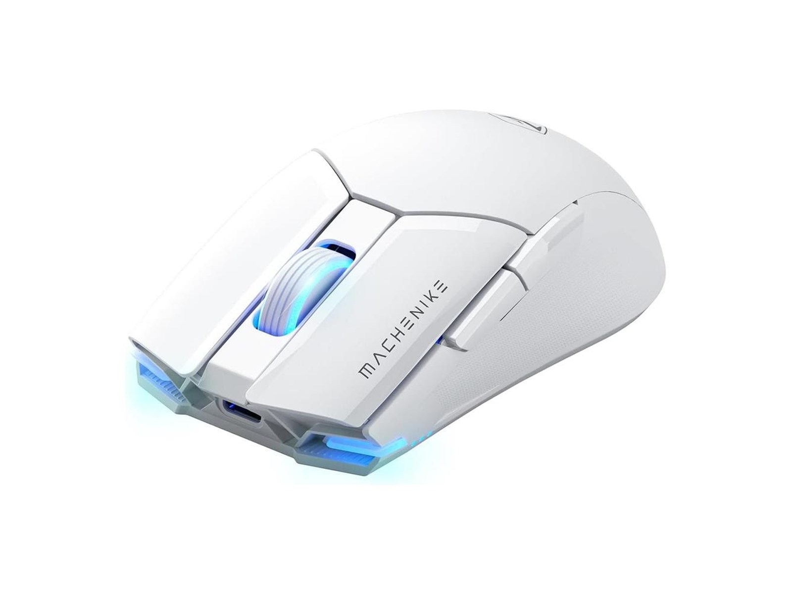 Machenike M7 Pro Wireless Gaming Mouse - White - 6 painiketta - Valkoinen
