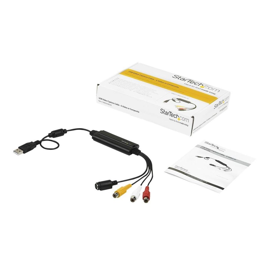 StarTech.com USB Video Capture Adapter - S Video / Composite to USB 2.0 ...