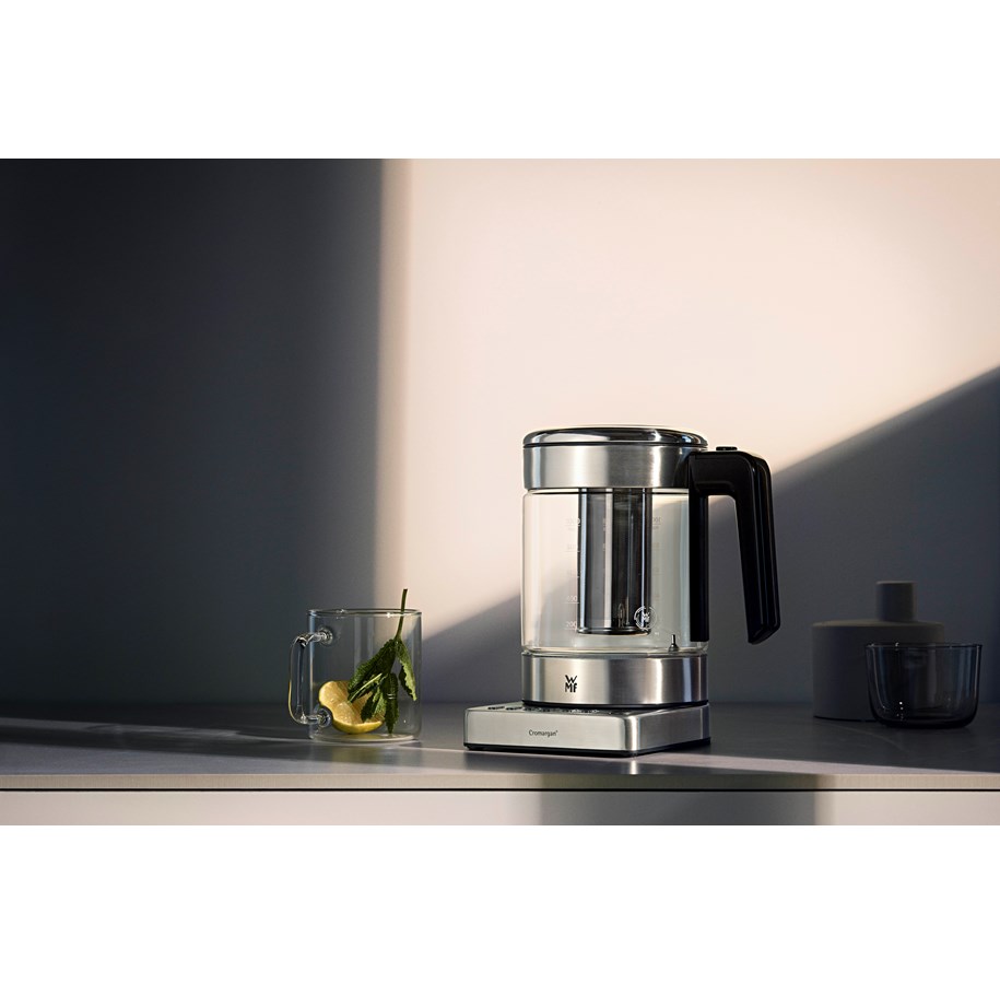WMF Vedenkeitin KeittiöMinis vedenkeitin vario lasi 1,0 l. - hopea - 1900 W