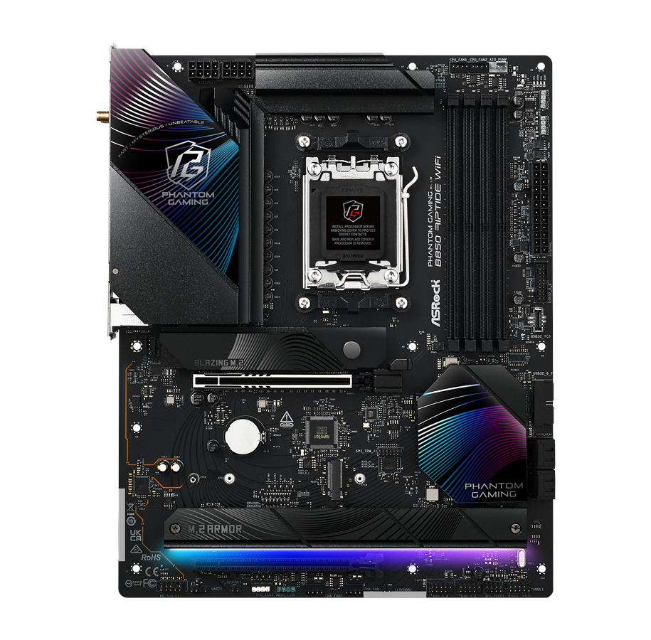 ASRock B850 Riptide WiFi Emolevy - AMD B850 - AMD AM5 socket - DDR5 RAM ...
