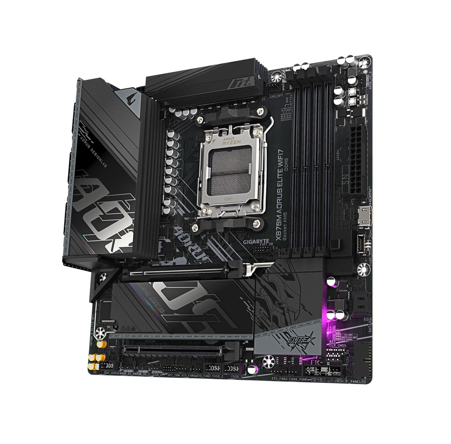 GIGABYTE X870M AORUS ELITE WIFI7 Emolevy - AMD X870 - AMD AM5 socket ...