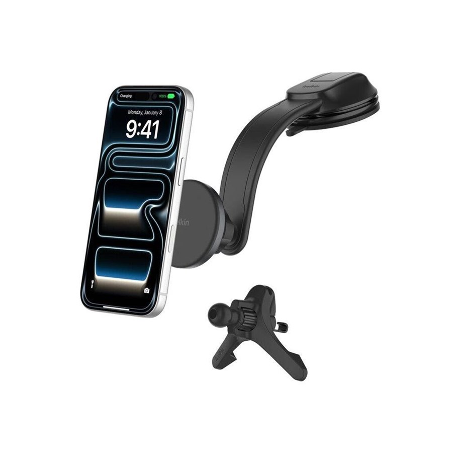 Belkin BoostCharge car wireless charging holder - magnetic with air ...
