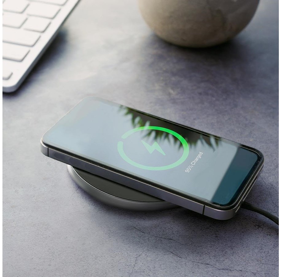 Wozinsky Magnetic Induction Charger 15W Wireless Qi2 - Black