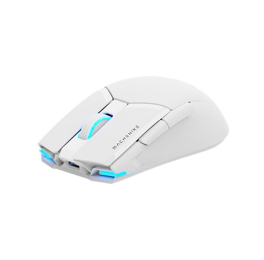 Machenike M7 Pro Wireless Gaming Mouse - White - 6 painiketta - Valkoinen